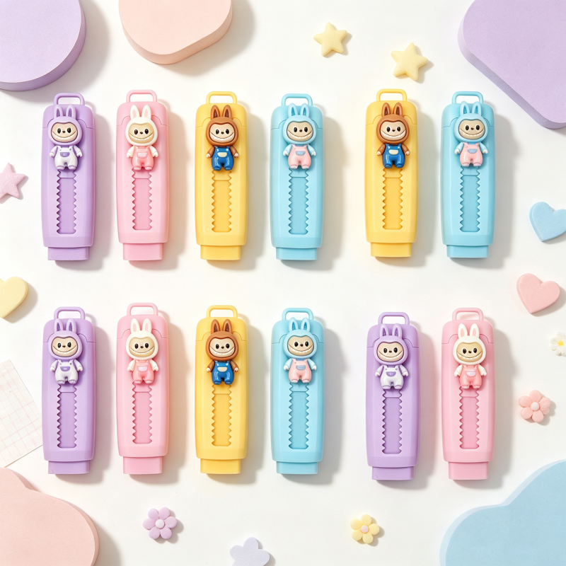 12PCS Labubu Eraser Set 03